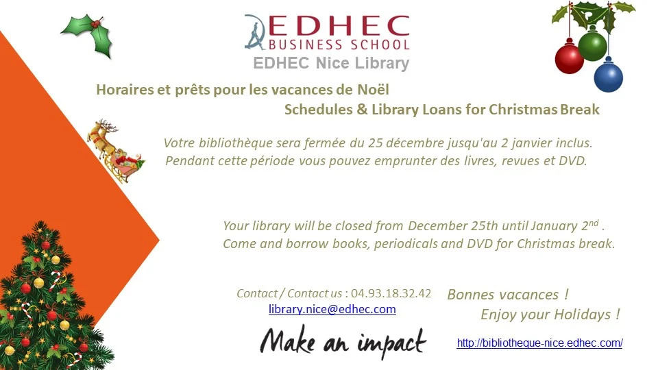 NICE CAMPUS LIBRARY | EDHEC BUSINESS SCHOOL