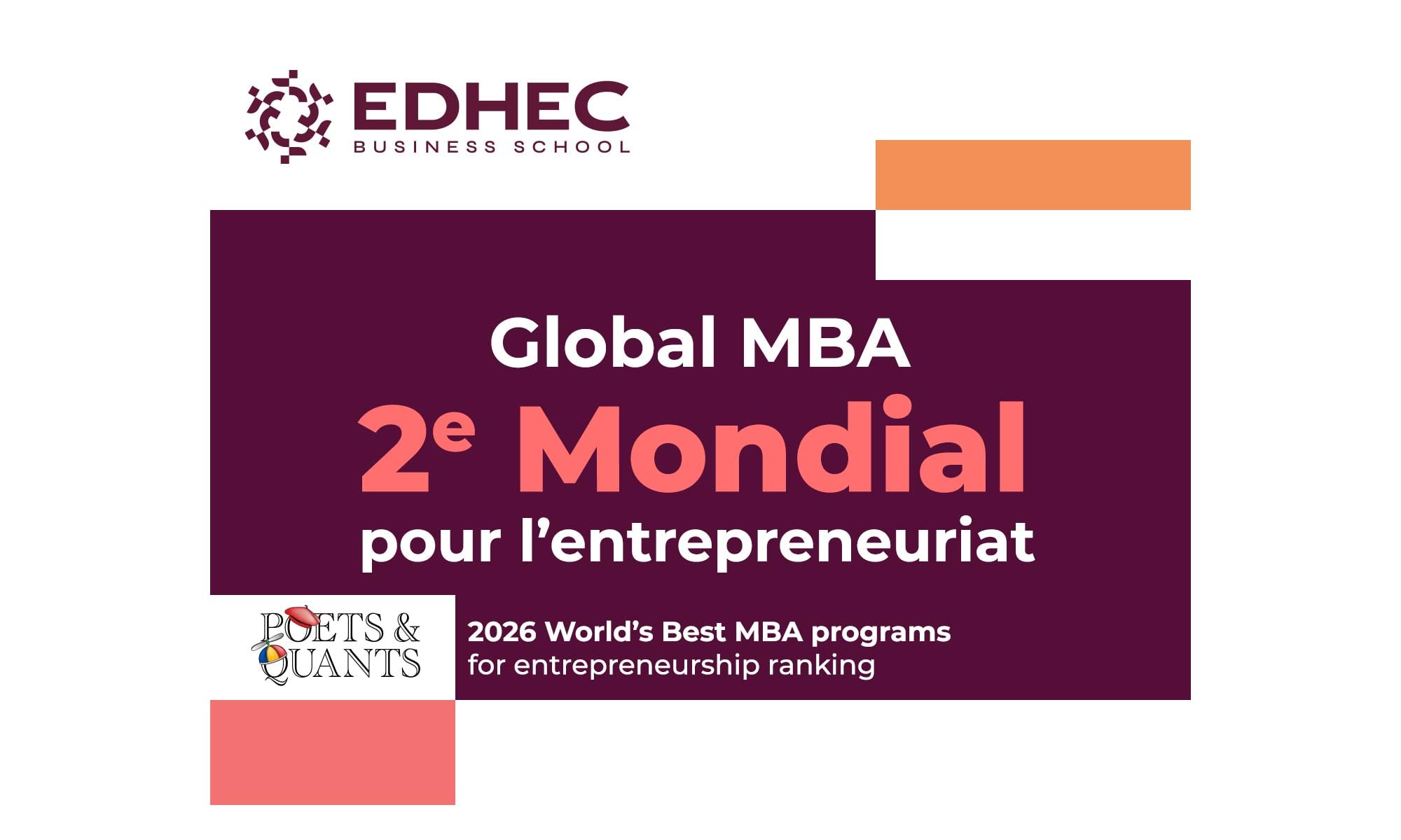 EDHEC Business School renforce sa position de leader mondial en ...