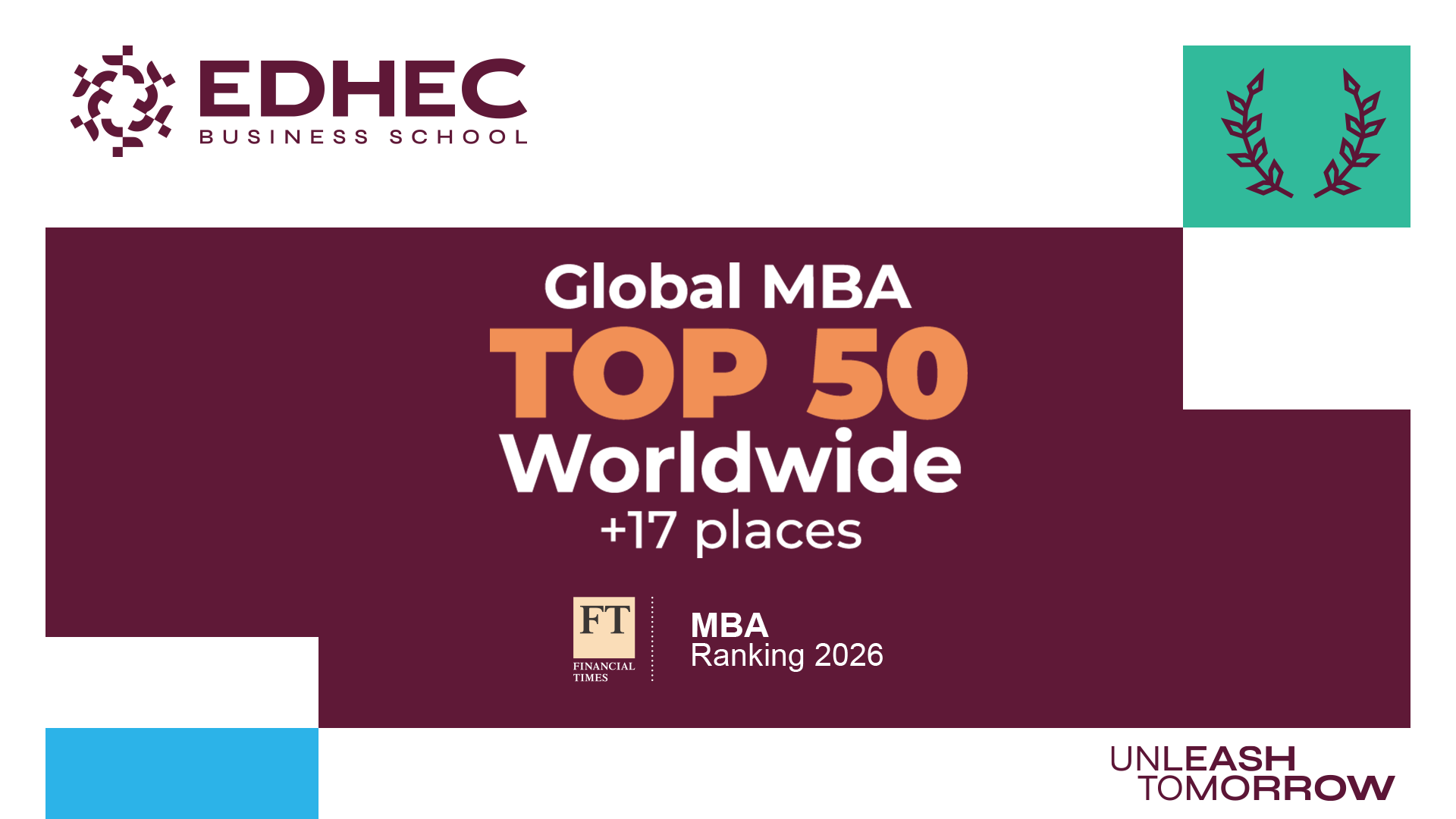 Up 17 places: the EDHEC Global MBA enters the Top 50 of the world’s ...