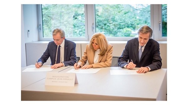 Inauguration of the Jean Arnault Campus in Roubaix, in partnership with ...