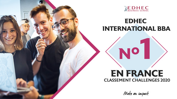 Classement Challenges 2020 : EDHEC International BBA, numéro 1 en ...