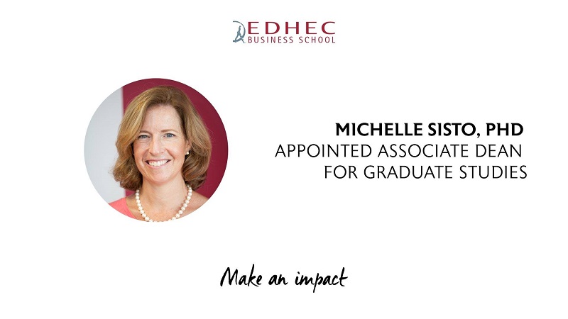 Michelle Sisto appointed Associate Dean for Graduate Studies | EDHEC ...