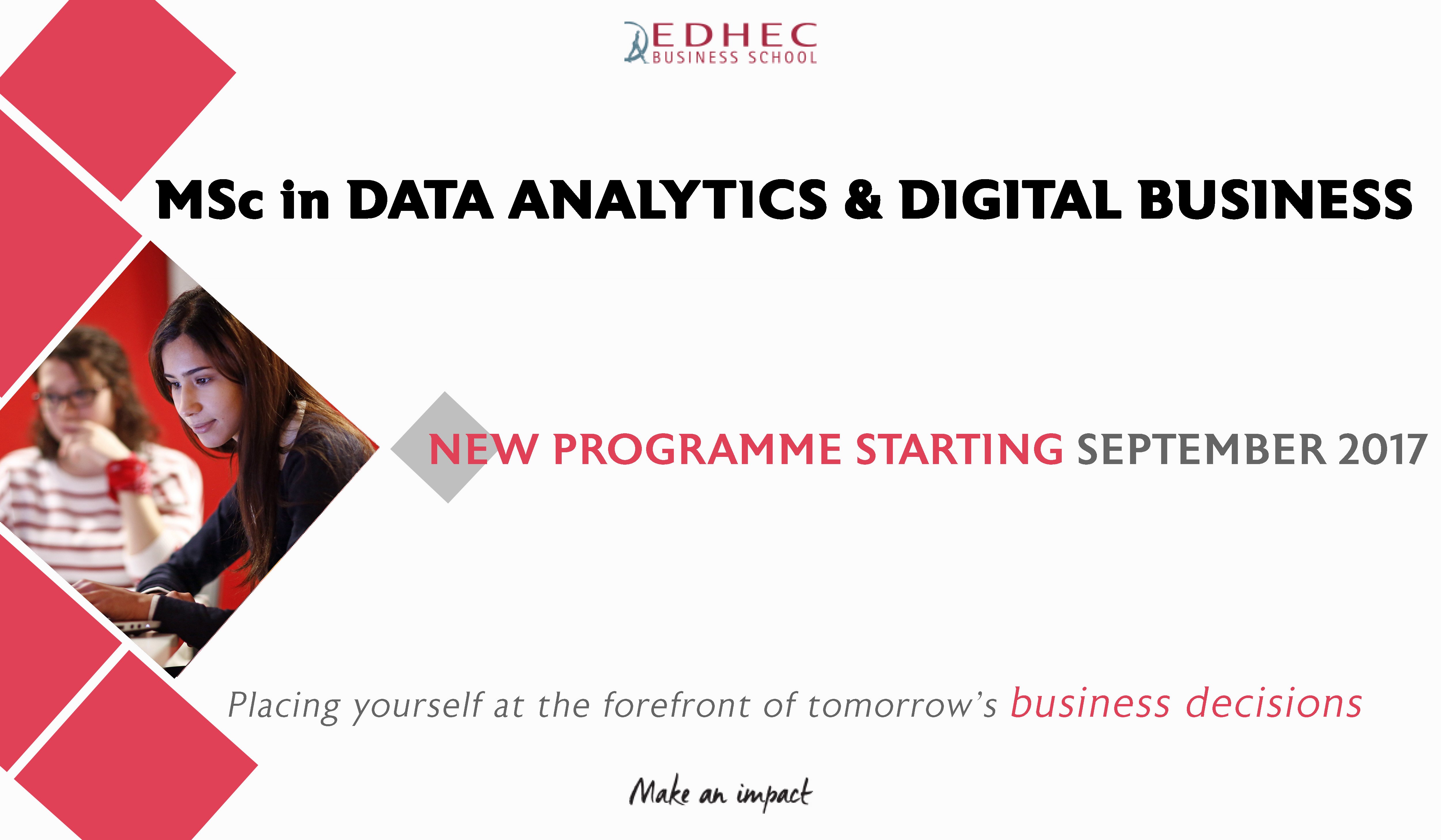 MSc in Data Analytics & Digital Business: a new master designed to ...